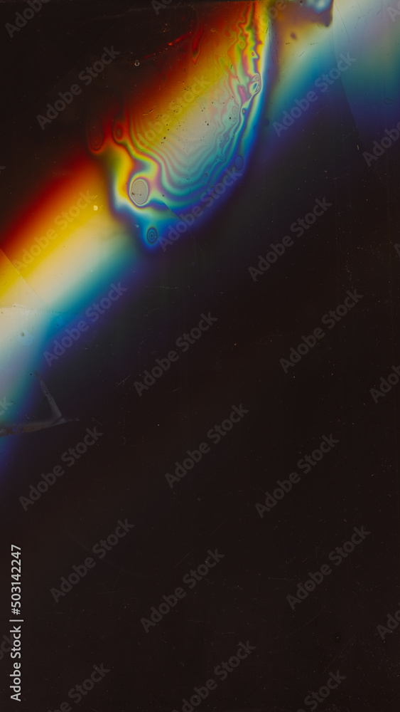 Color glitch. Stain texture. Distressed screen overlay. Blue orange ...