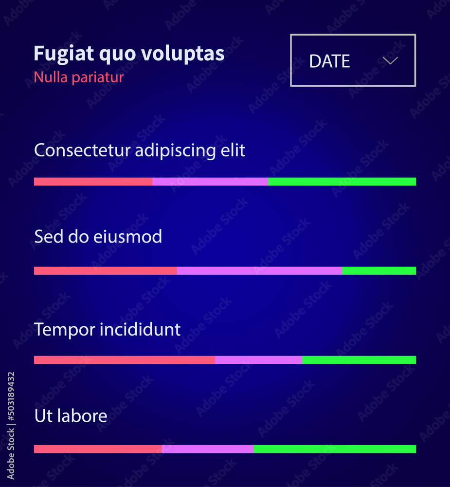 Infographic chart vector template. Annual statistics curve graph design ...