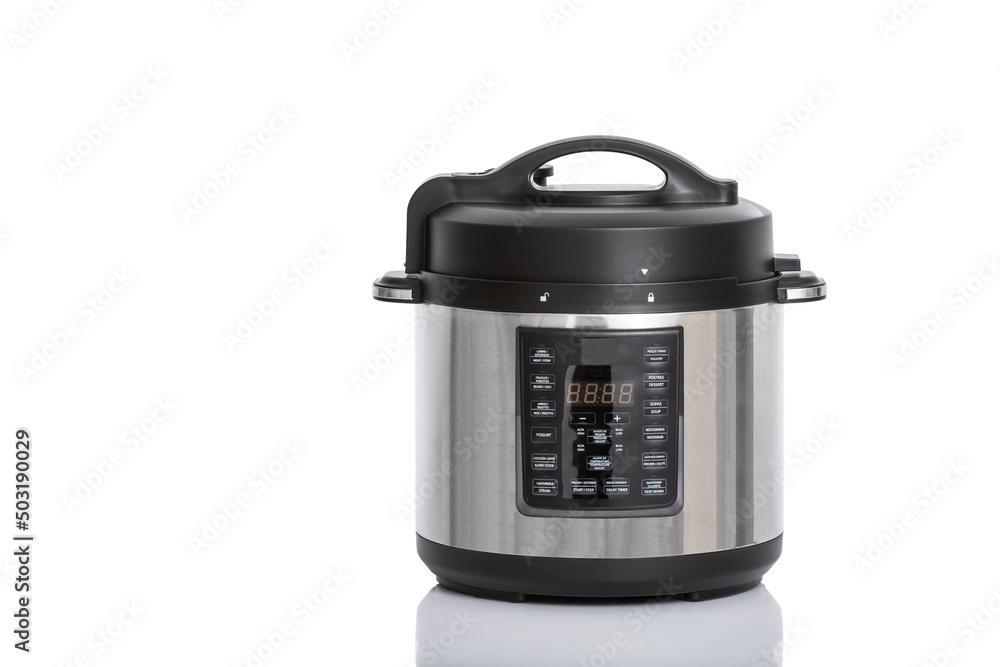 Electric Multi Cooker - Fast Pressure Cooker; Photo White Background ...