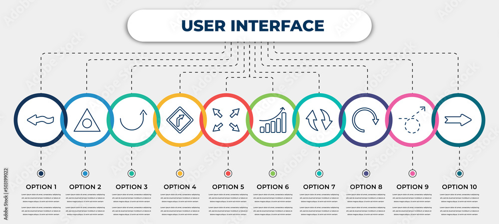 vector infographic template with icons and 10 options or steps ...