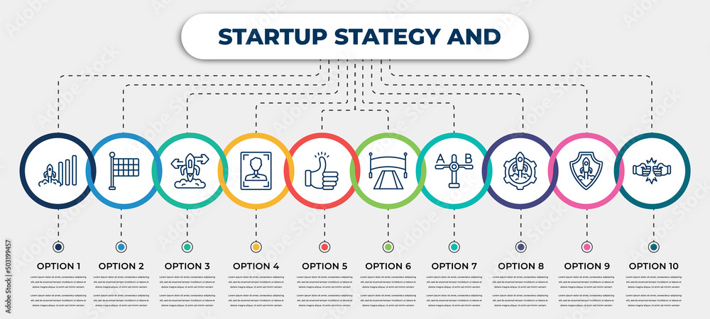 vector infographic template with icons and 10 options or steps ...