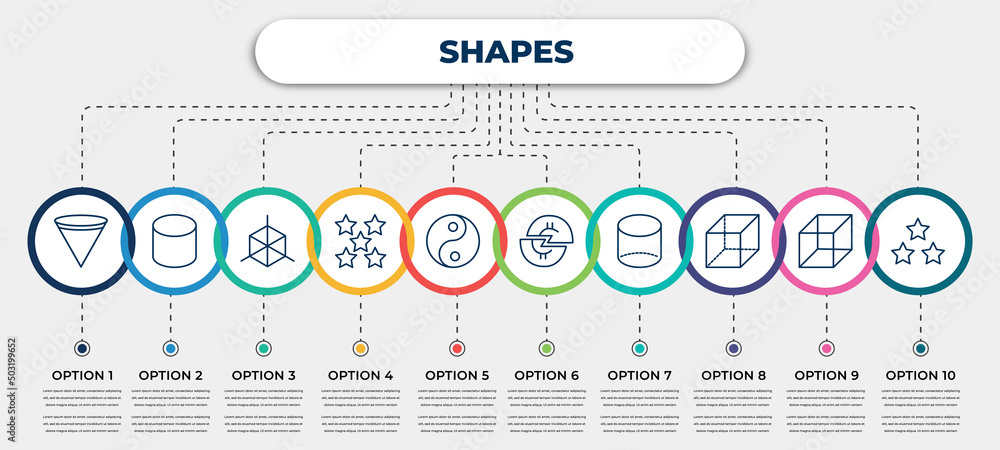 vector infographic template with icons and 10 options or steps ...