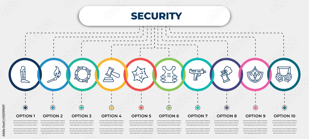 vector infographic template with icons and 10 options or steps ...