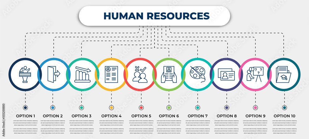 vector infographic template with icons and 10 options or steps ...