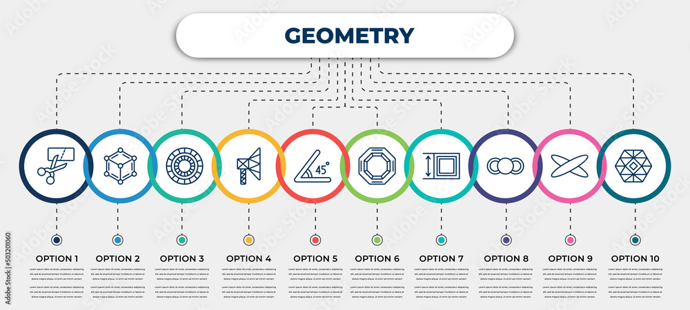 vector infographic template with icons and 10 options or steps ...
