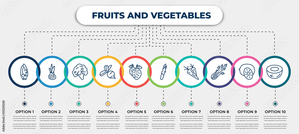 vector infographic template with icons and 10 options or steps ...