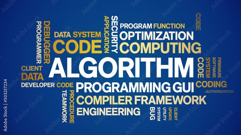 Algorithm animated tag word cloud;text design animation kinetic ...