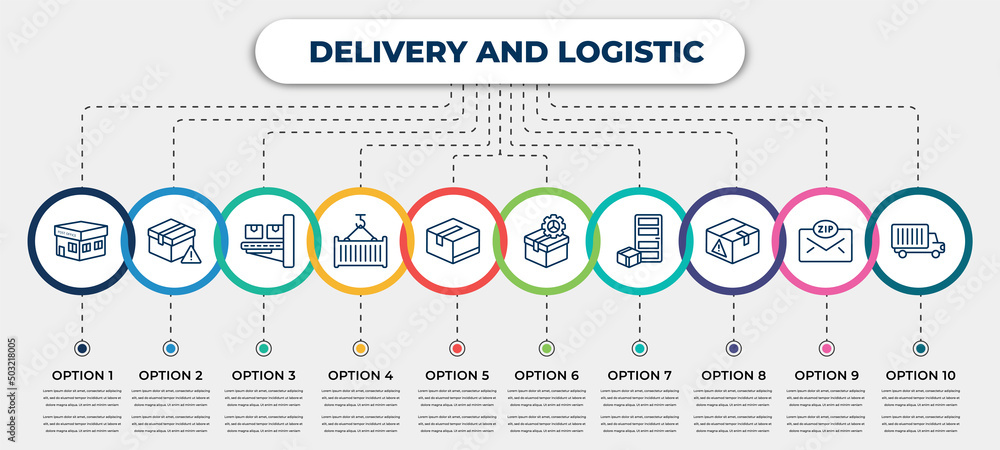 vector infographic template with icons and 10 options or steps ...