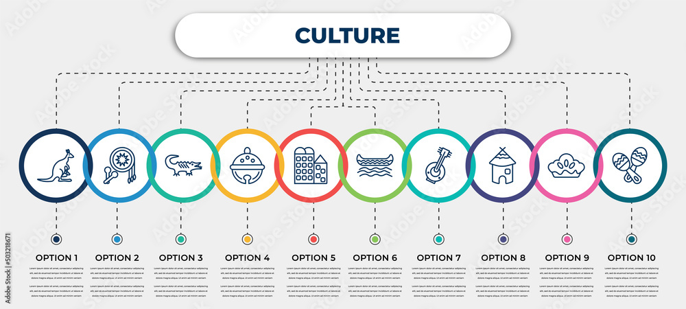 vector infographic template with icons and 10 options or steps ...
