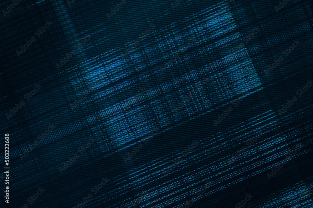 dark abstract digital background: damaged screen matrix with ...