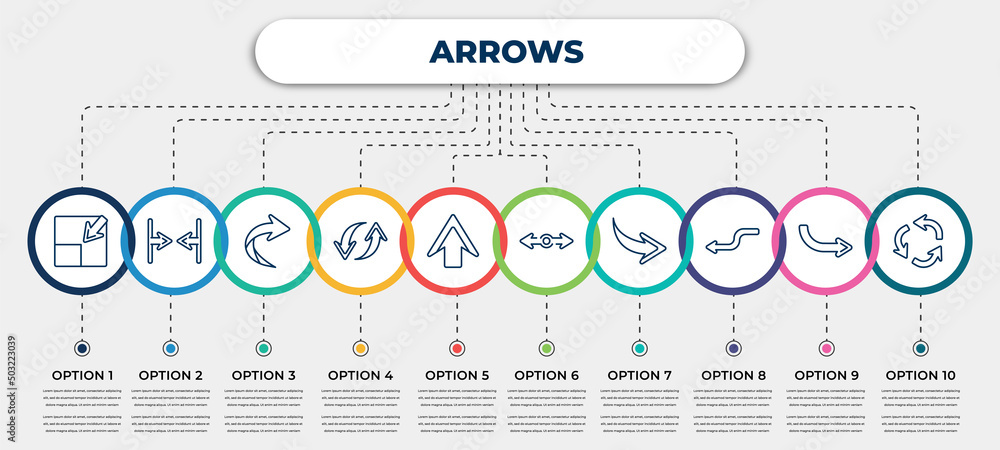 vector infographic template with icons and 10 options or steps ...