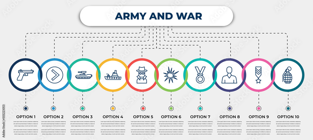 vector infographic template with icons and 10 options or steps ...