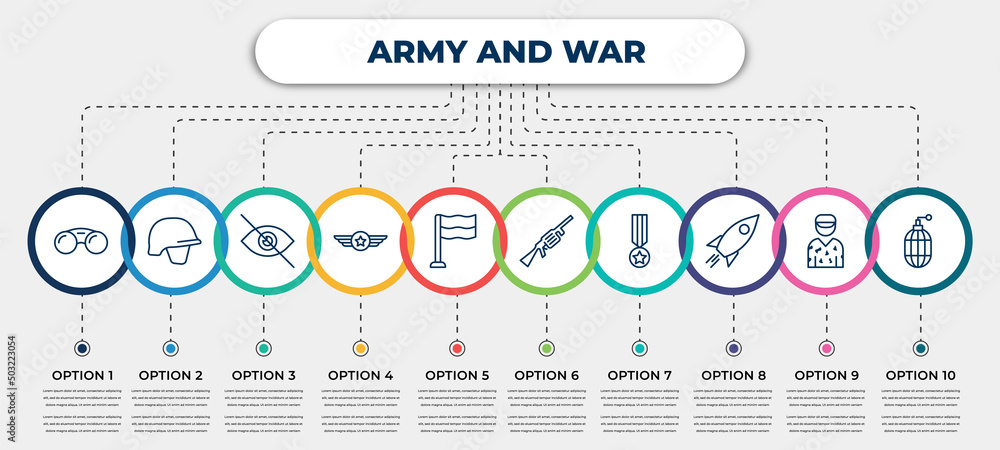 vector infographic template with icons and 10 options or steps ...