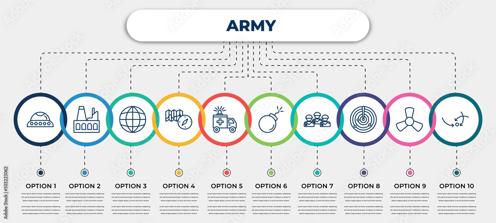 vector infographic template with icons and 10 options or steps ...