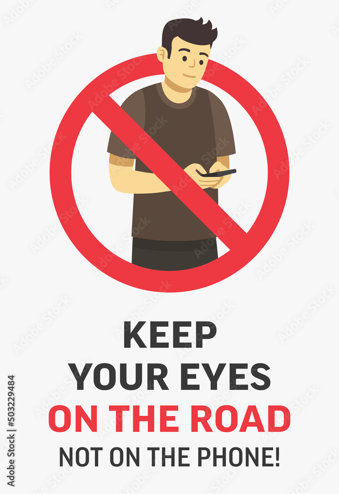 Pedestrian safety rules and tips. Do not use a mobile phone while ...