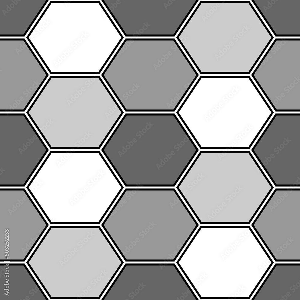 Hexagons. Honeycomb. Mosaic. Flooring background. Ancient ethnic motif ... Hexagons. Honeycomb. Mosaic. Flooring background. Ancient ethnic motif ...