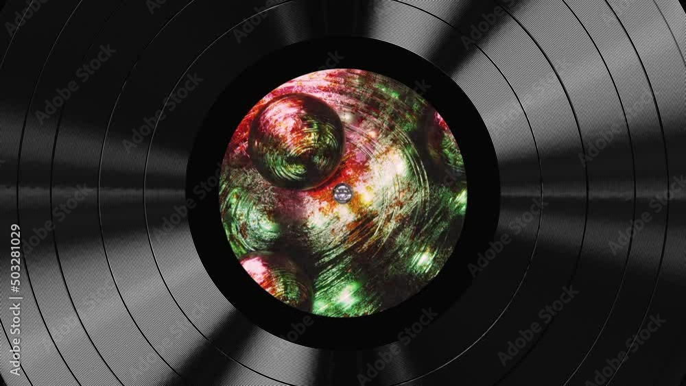 Realistic seamless looping 3D animation of the rolling scratched ...