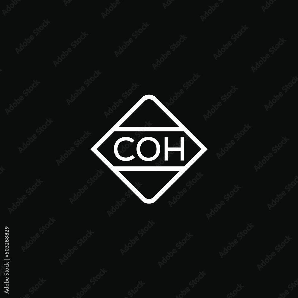 COH letter design for logo and icon.COH monogram logo.vector ...