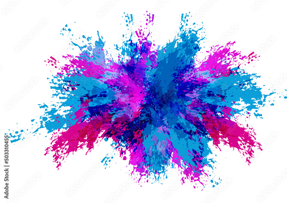 Abstract vector splash and paint color design background . Paint splash ...