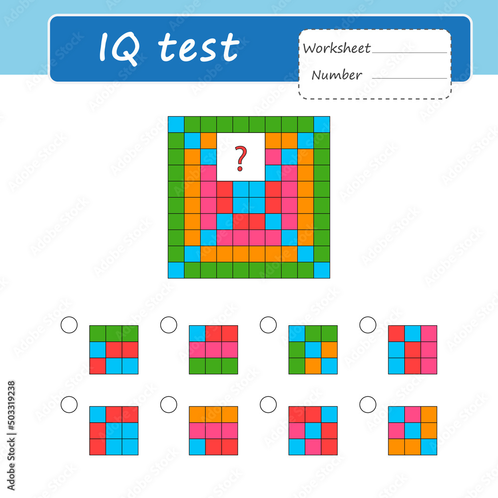 Logical puzzle game. Attention tasks for children. Find the element ...