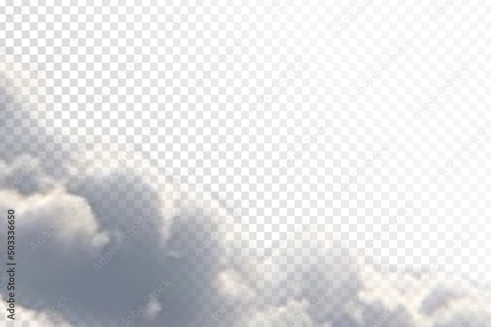 Vector realistic isolated cloud for template decoration and covering on ...