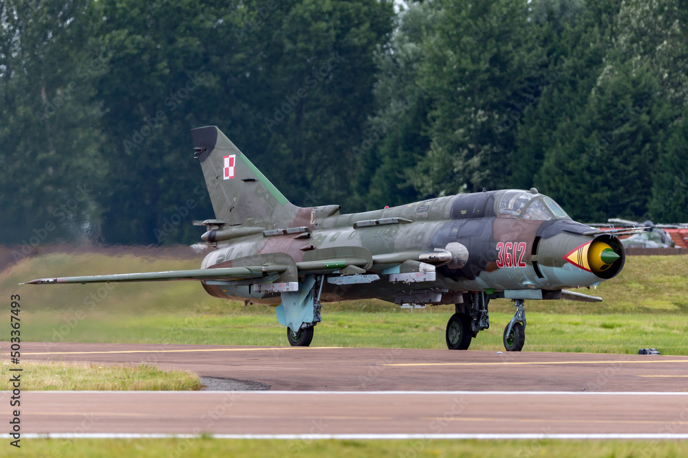 RAF Fairford, Gloucestershire, UK - July 13, 2014: Polish Air Force ...