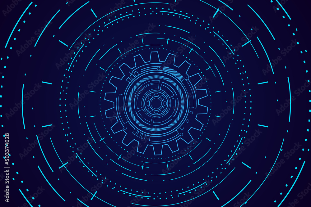 digital technology and engineering, digital telecoms concept, Hi-tech ...