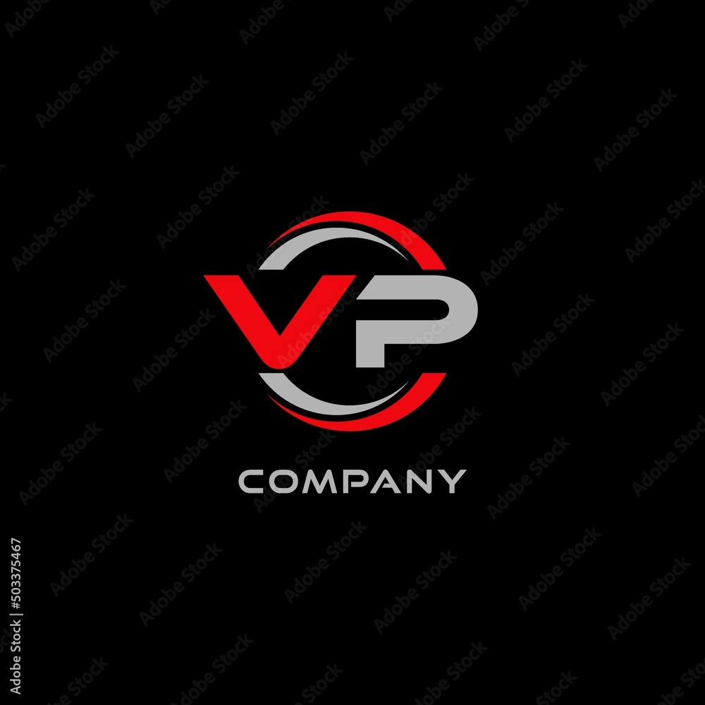 Letter VP logo combined with circle line, creative modern monogram logo style Stock Vector ...