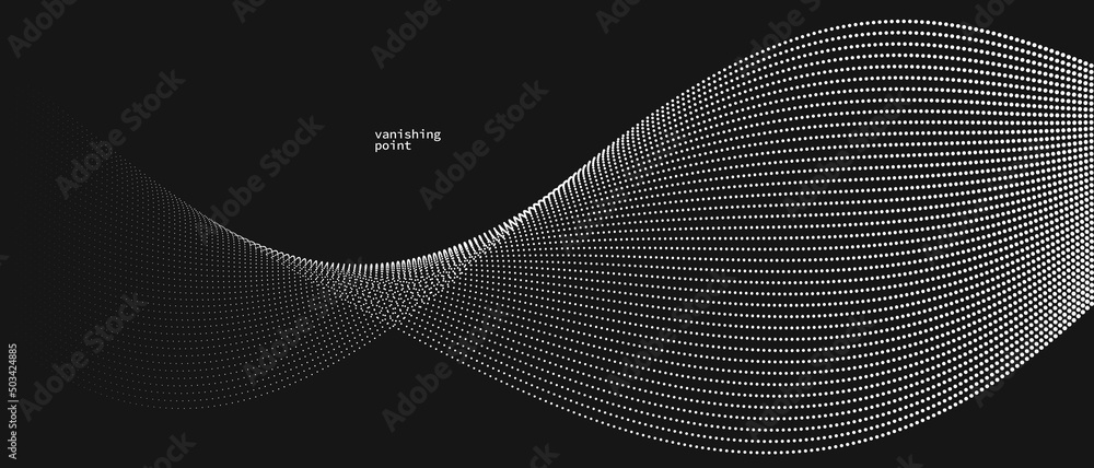 Smooth and relaxing shape vector abstract background with wave of ...