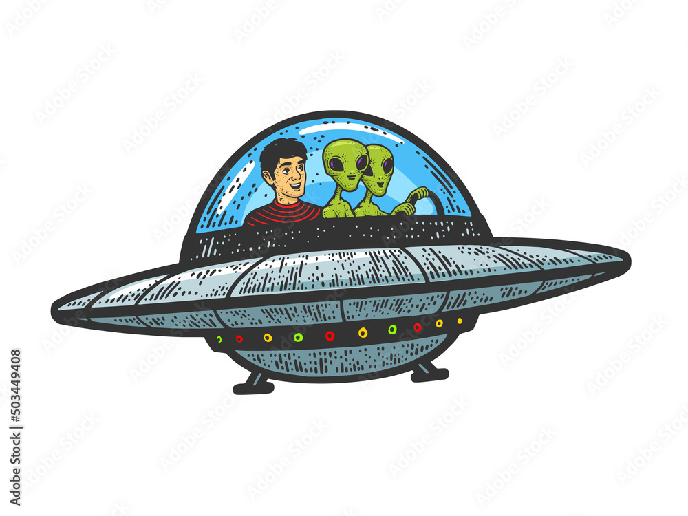 Flying Saucer Artwork