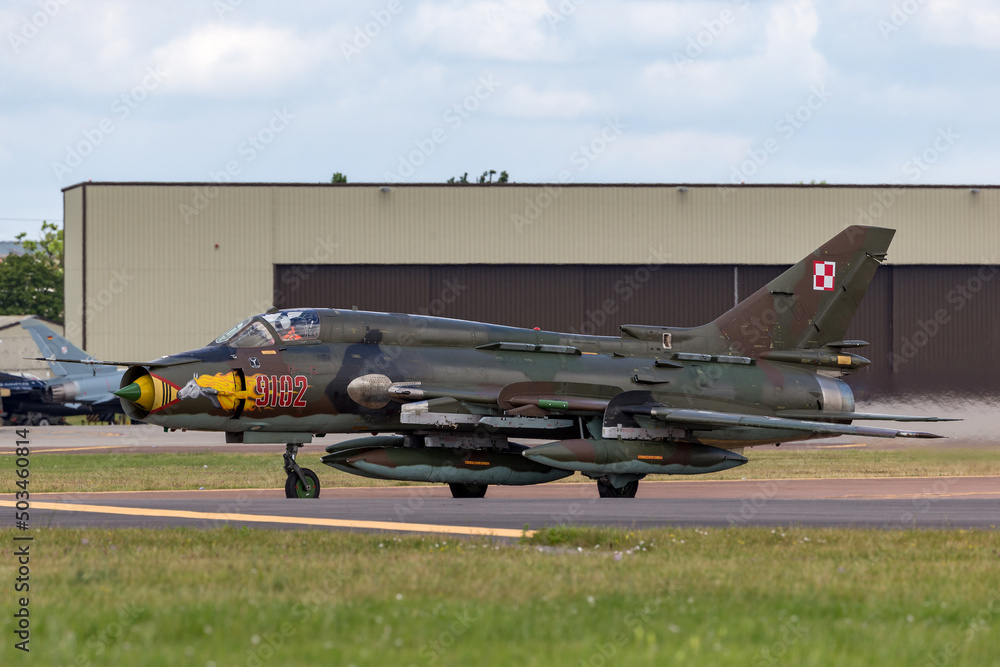 RAF Fairford, Gloucestershire, UK - July 14, 2014: Polish Air Force ...