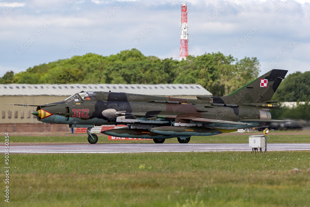 RAF Fairford, Gloucestershire, UK - July 14, 2014: Polish Air Force ...