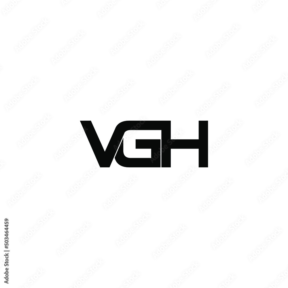 vgh letter original monogram logo design Stock Vector | Adobe Stock