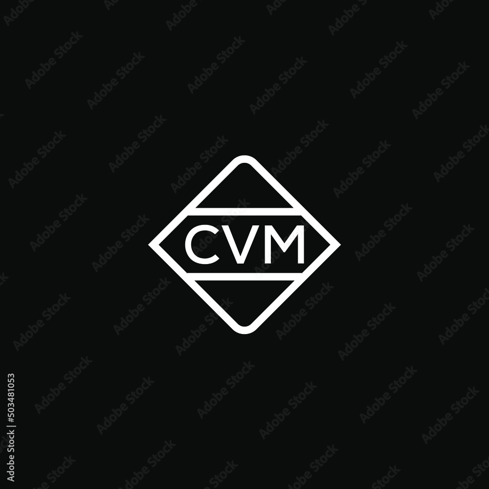 CVM letter design for logo and icon.CVM monogram logo.vector ...