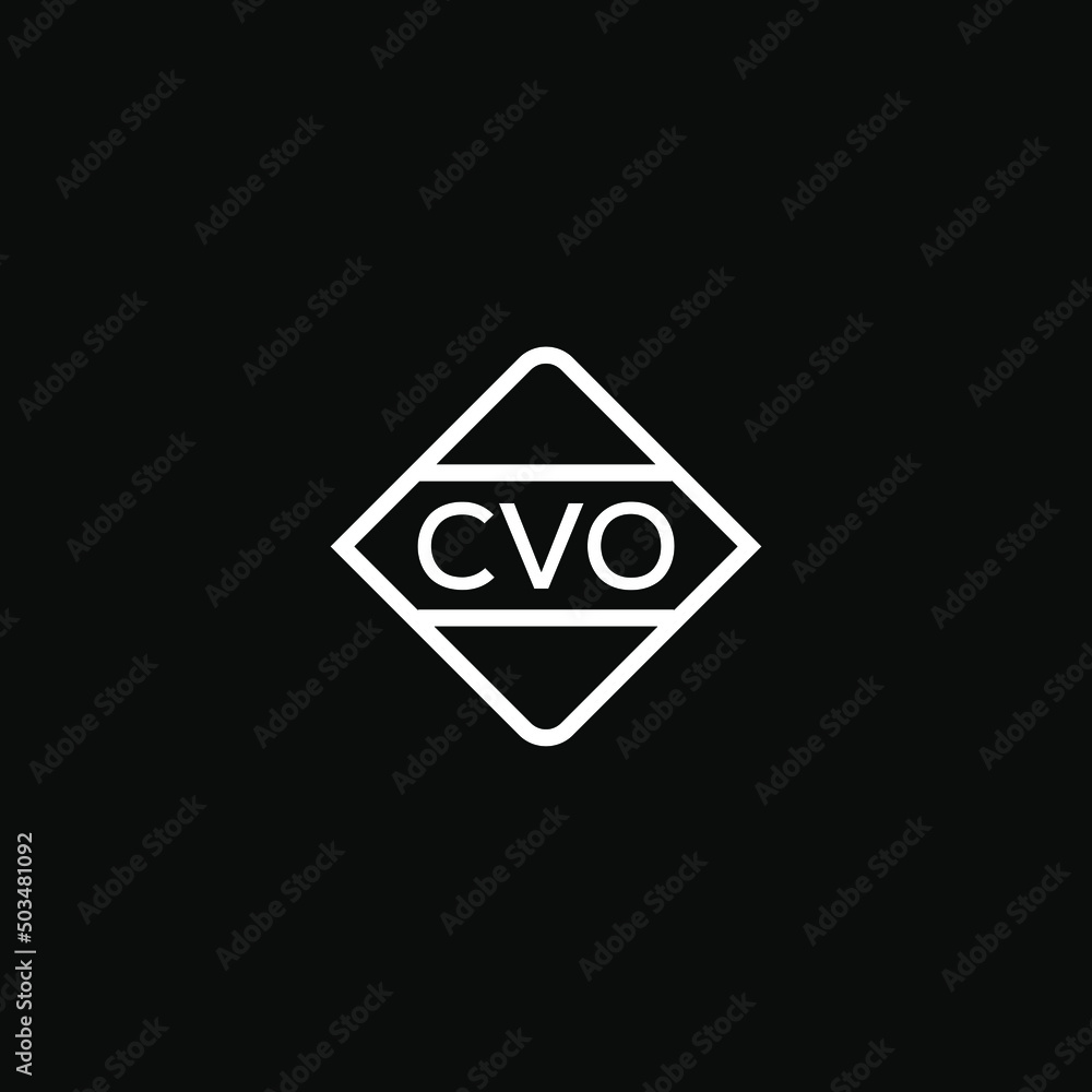 CVO letter design for logo and icon.CVO monogram logo.vector ...
