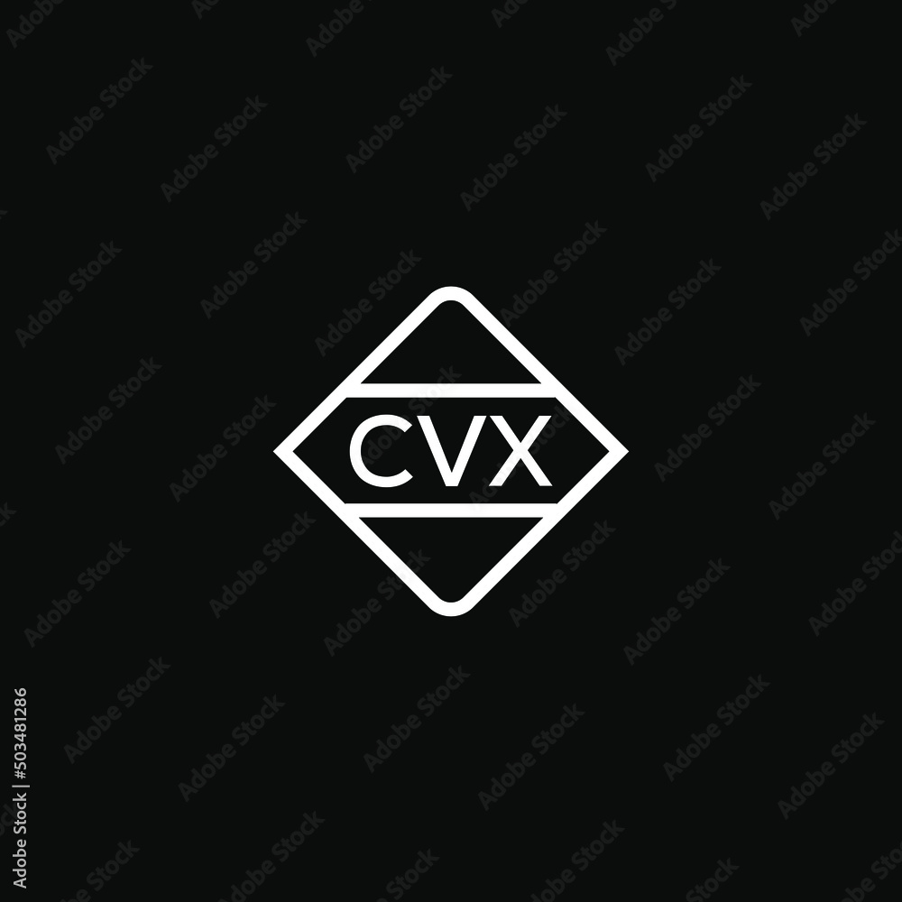 CVX letter design for logo and icon.CVX monogram logo.vector ...