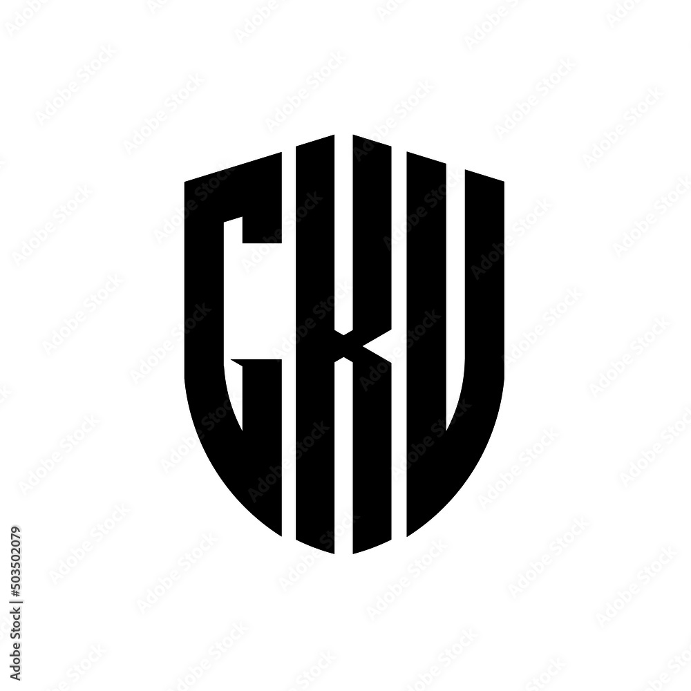 GKV letter logo design. GKV modern letter logo with black background ...