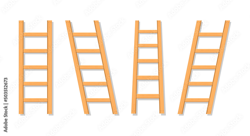 Cartoon Wooden Stairs