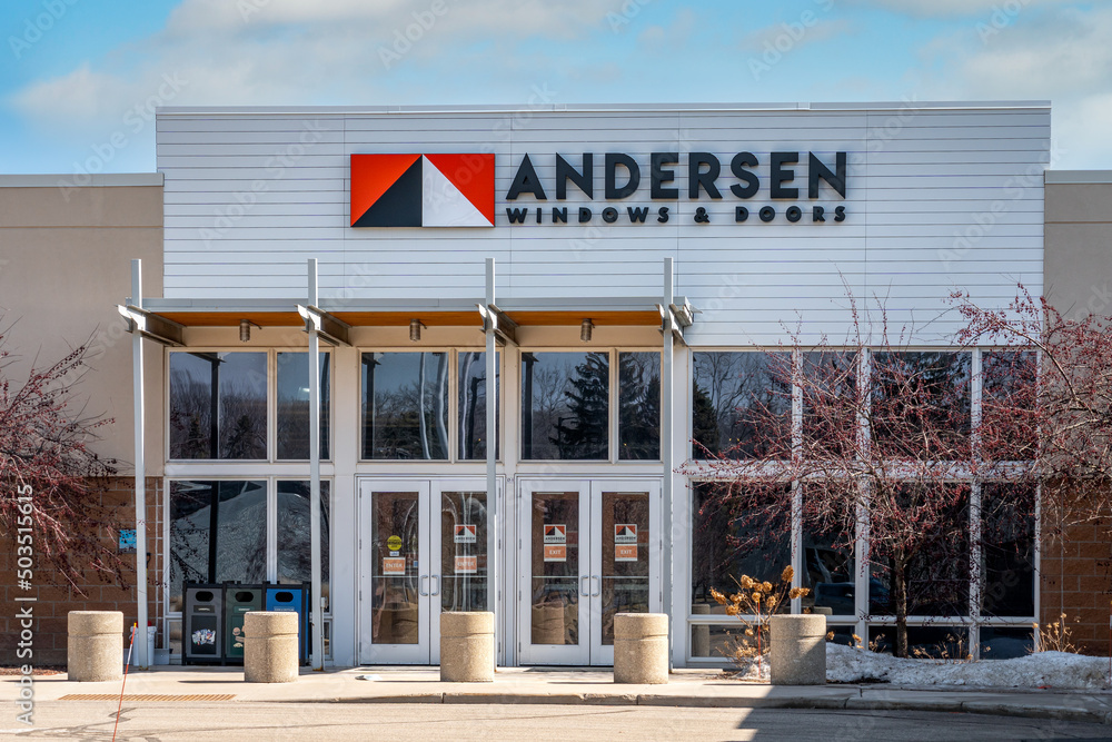 Andersen Windows Corpirate Headquarters Exterior and Trademark Logo ...