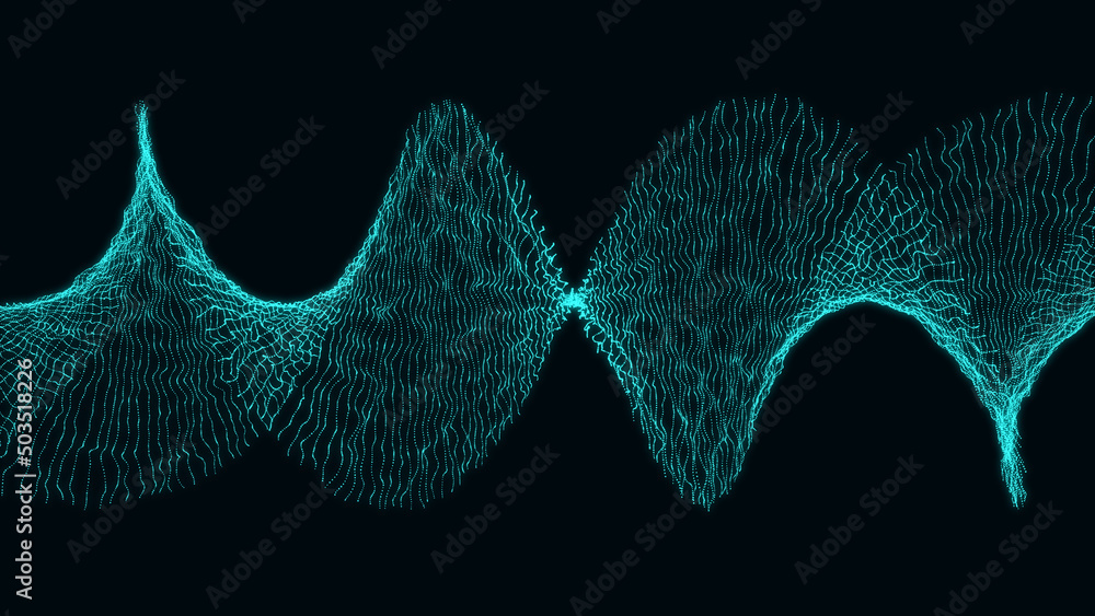 Cyber Network Connection Background Abstract Connecting Dots And Lines