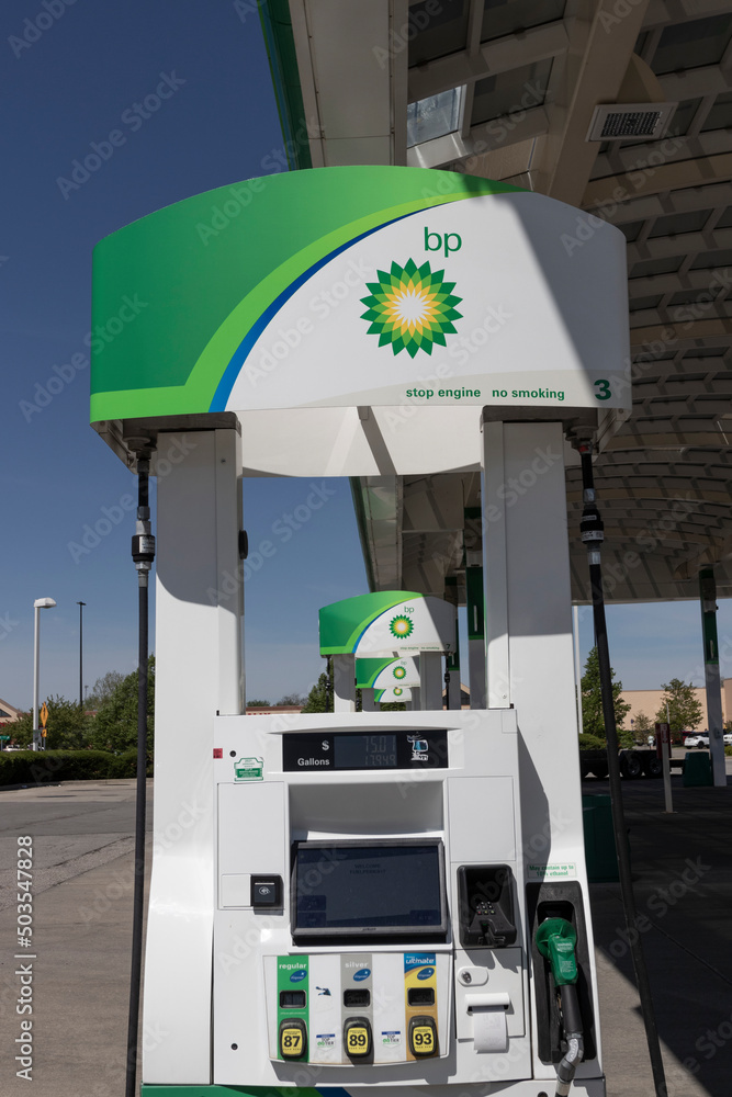 BP Retail Gas Station. BP and British Petroleum is a global British oil ...