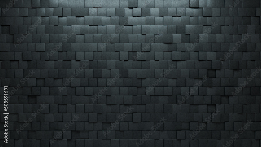 Square, Polished Wall background with tiles. Futuristic, tile Wallpaper ...