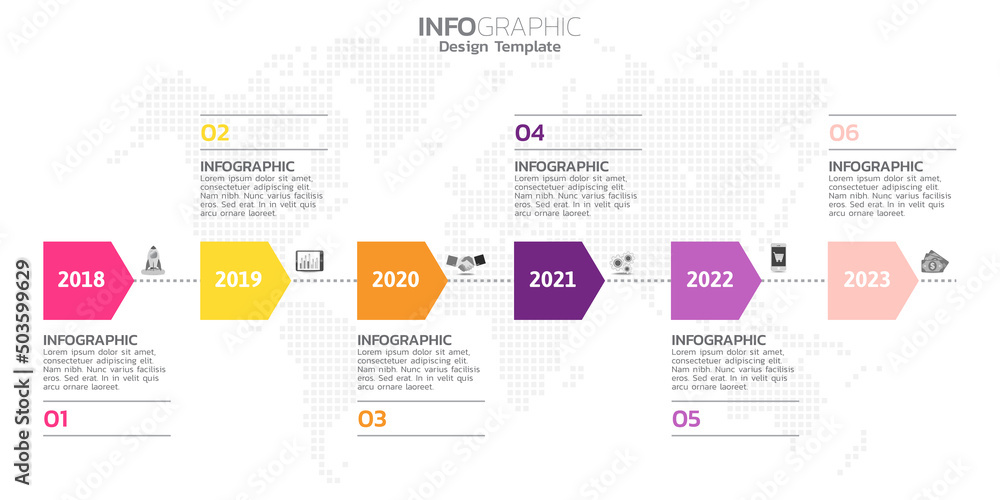 Infographic elements for content, diagram, flowchart, steps, parts ...