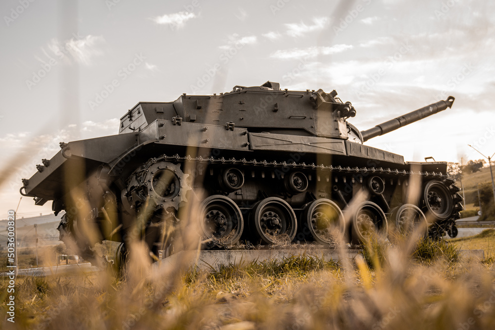 Editoral picture of a war tank of the Brazilian Army Non-Commissioned ...