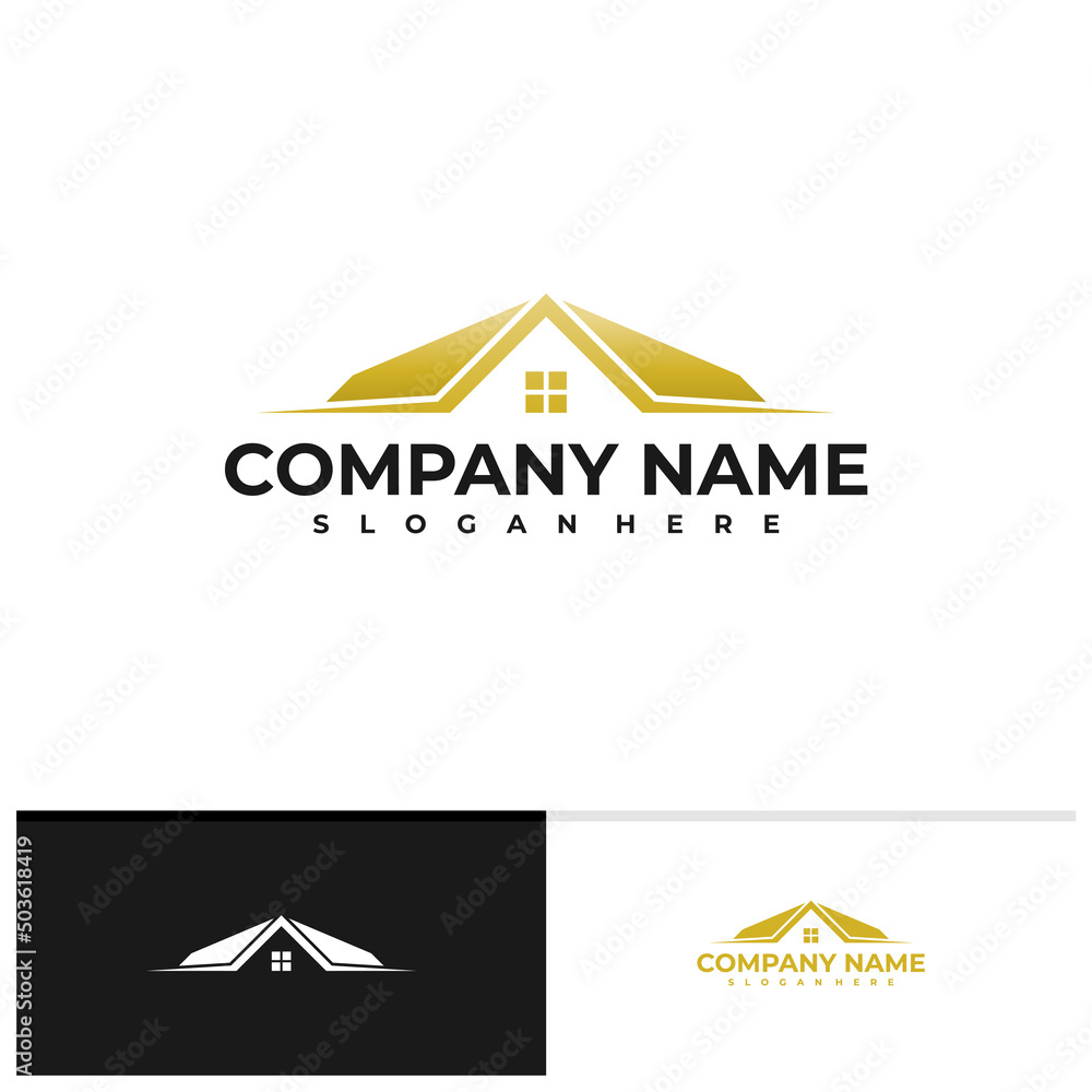 House logo vector template, Creative House logo design concepts Stock ...