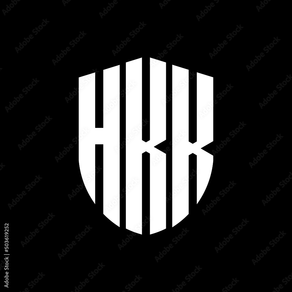 HKK letter logo design. HKK modern letter logo with black background ...