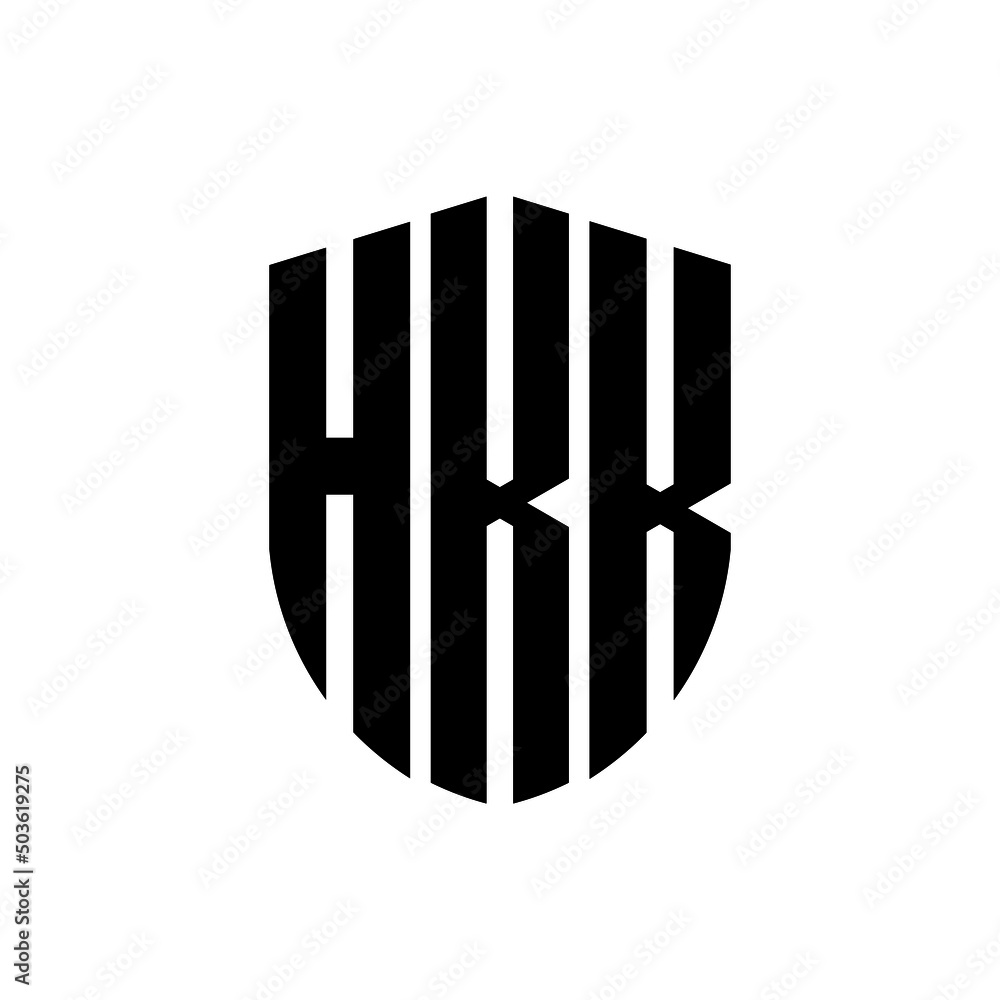 HKK letter logo design. HKK modern letter logo with black background ...