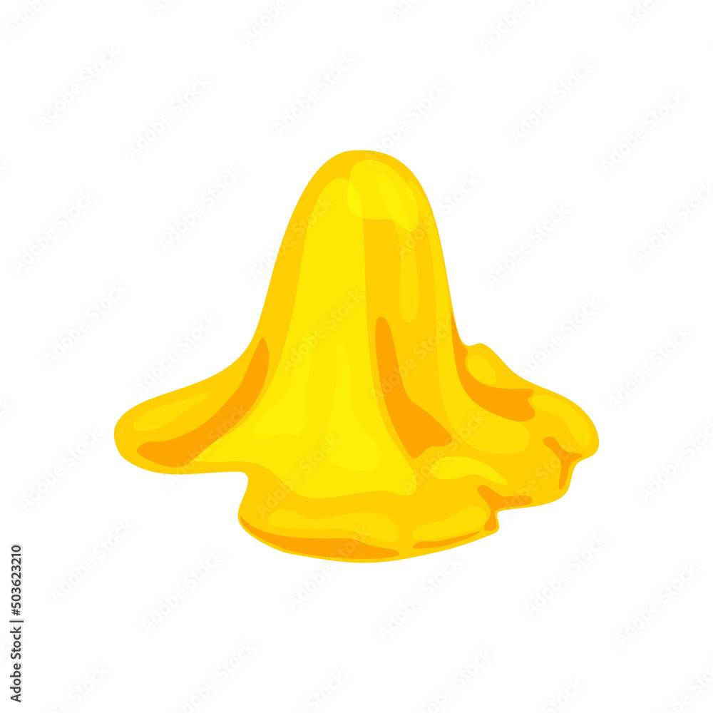 Flowing melted cheese . Vector cartoon background of hot cheddar ...