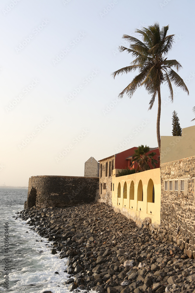 Goree island, Dakar, Senegal, Africa. Île de Gorée architecture, Gorée ...
