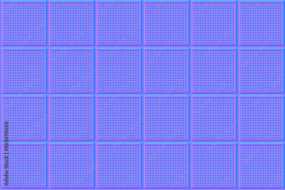 Normal map seamless texture of wall, floor or ceiling pattern. Bump ...